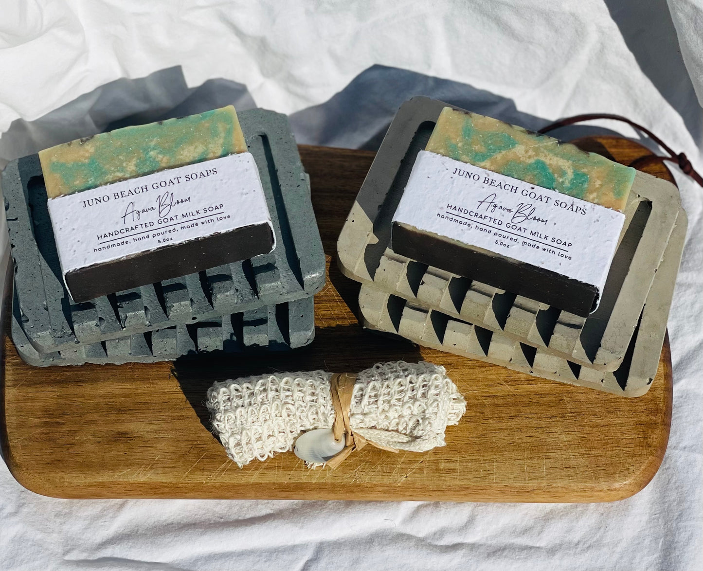 Concrete Soap Dishes – Juno Beach Goat Soaps
